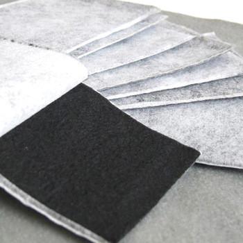 China Black activated carbon purification with air cleaner filter material fiber felt for sale