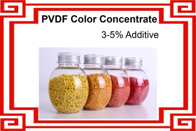 Cina Il concentrato di colore di colore Masterbatch/PVDF di PVDF/ha colorato il rifornimento di colore della resina/10 norme di PVDF in vendita