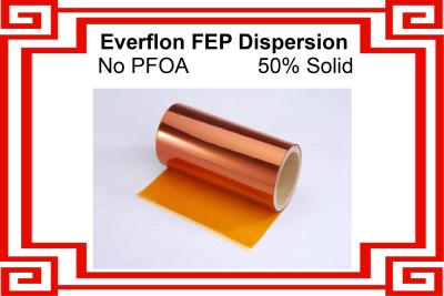 Cina Contenuto di solidi del grado/50% del film della dispersione/pi di FEP/liquido acquoso in vendita