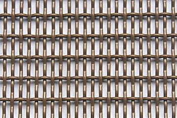 Crimped wire mesh made of copper material.
