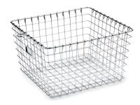 China High Strength Metal Sterilization Trays Wire Basket Stackable For Washing Processes for sale