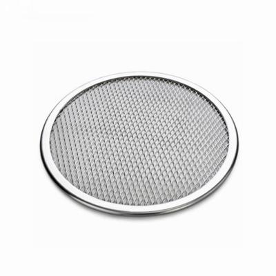 Cina Pentola di alluminio della pizza dell'orlo senza cuciture, spessore rotondo di Bakeware 1mm delle pentole dei vassoi della pizza in vendita