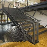 China Architectural Flexible Cable Mesh SS Wire Rope Solid Structure For Stair Balustrade for sale