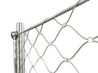 China Architectural Flexible Cable Mesh SS Wire Rope Solid Structure For Stair Balustrade for sale