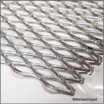 Cina Pannelli reticolari di maglia metallica in espansione alluminio architettonico per il soffitto interno in vendita