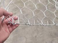 China 1mx1mx1m Gabion Mesh Basket /  Box Assembled For Flood Control for sale