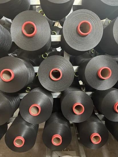 Quality High-Quality 100% Polyester DTY Yarn 300d Ddb Black Him Nim AA Grade for sale