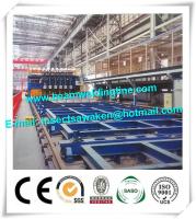 China Hydraulic Longitudinal T Beam Welding Machine With Gantry Framework for sale