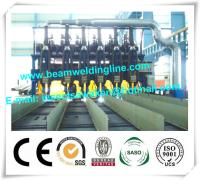 China Multi Pole Longitudinal H Beam Welding Line for Shipyard Welding for sale