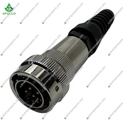 China Temperature Resistance Apollo Paver Spare Parts Rustproof 12 Pin Bayonet Plug for sale