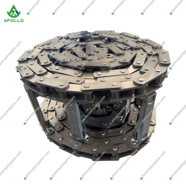 Quality APOLLO Industrial Paver Conveyor Chain Abrasion Resistant Smooth Operation Asphalt Paver Chain for sale