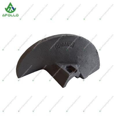 China APOLLO Main Engine Blade RIGHT Auger Blade Right Blade For MF31WB Asphalt Pavers for sale
