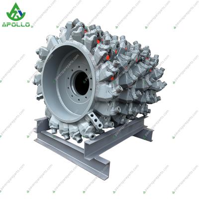 China APOLLO Standard Milling Drum with Durable Steel Construction and Optimized Holder Pattern for W100F Road Milling Machines for sale