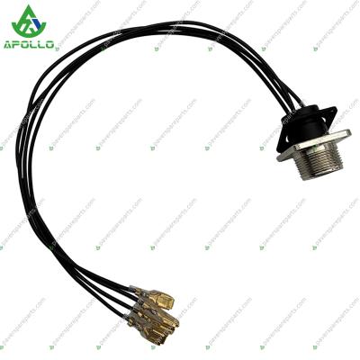 China APOLLO RM54426663 6 Pin Data Cable Socket Plug for ABG Paver Screed with Durable Protection and Easy Installation for sale