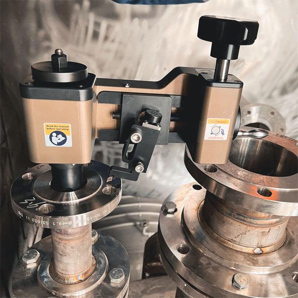 Quality 14 Inch Manual Flange Facing Machine Powerful High Precision for sale