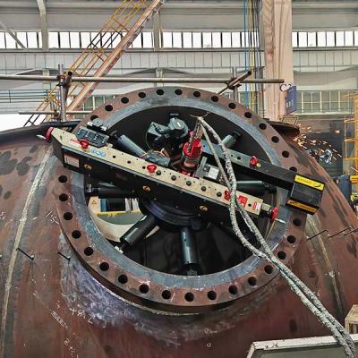 China 80 Inch Portable Flange Facer High Performance On Site Gasket Repair Tool for sale