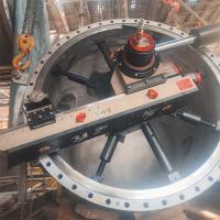 China 60 Inch On Site Flange Facing Machine 320-1500mm Facing Range Modular Design for sale