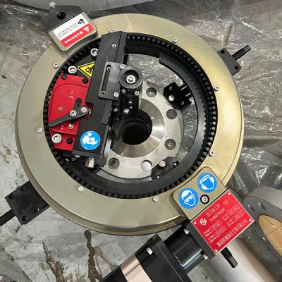 China 45RPM Flange Facing Machine 2-17.7 Inches OD Mounted Tool For Pipe End Flange Repair for sale
