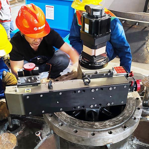 Quality High Accuracy Portable Flange Facing Machine for 6-40 Inches Flange Repair for sale