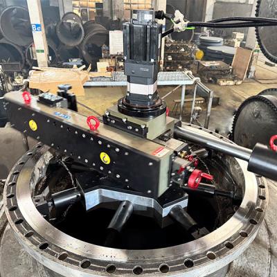 China Internally Mounted Flange Facing Tool Flange Resurfacing Machine 59 Inches For Industrial for sale