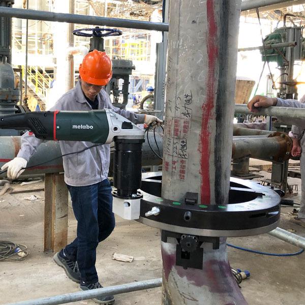 Quality 10"-16" Pipe Cutting And Beveling Machine Stable Machining With Compact Design for sale