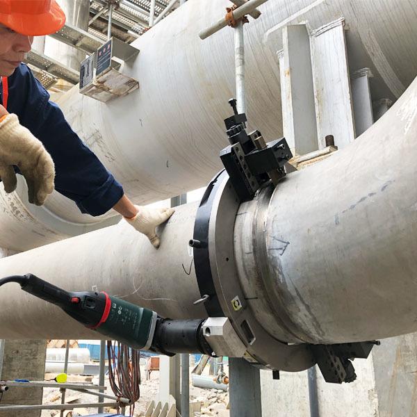 Quality High Precision Hydraulic Pipe Beveling Machine 12"–18" For Industrial Pipes for sale