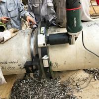 China OD660 Clamshell Pipe Cutting Machine 20-26 Inch Range with 3 Drive Options - Electric, Pneumatic, Hydraulic for sale