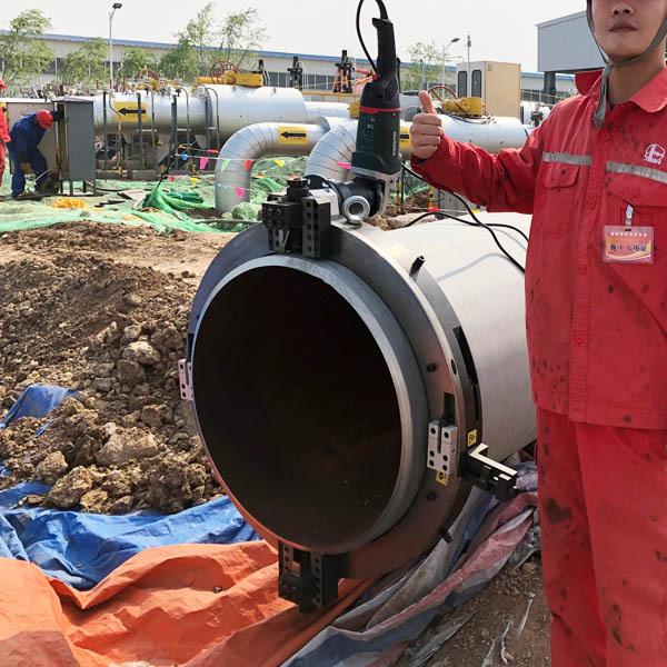 Quality 24–30 Inch Portable Pipe Cutting Machine Manual Pipe Beveling Machine for sale