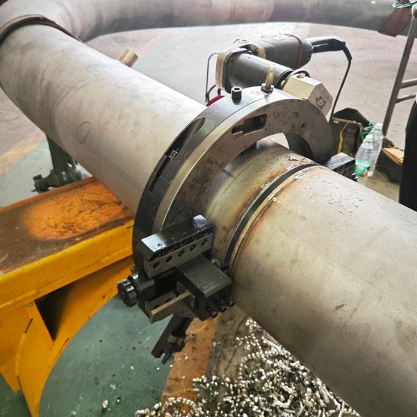 Quality High Durability Pipe Cold Cutter Clamshell Pipe Cutting Machine stable For 5"–10 for sale