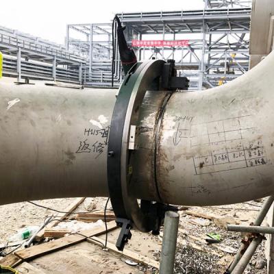 China 18"–24" Split Frame Pipe Cutting Machine for Precision Cold Cutting Pipeline Maintenance for sale