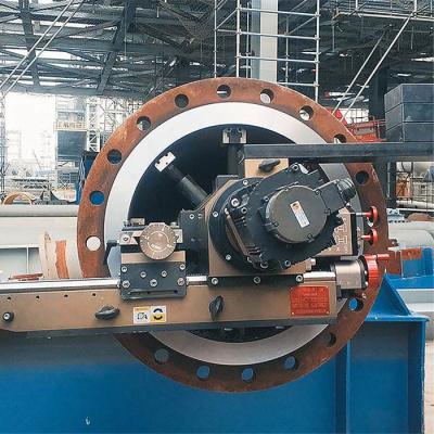 China FI40 Portable Flange Facer with 6-40 inch Facing Range, Pneumatic/Electric Drive Options, and High-Precision Machining for sale