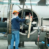 Quality FI60 Heavy-Duty Large-Diameter ID Mounted Portable Flange Facing Machine for On for sale