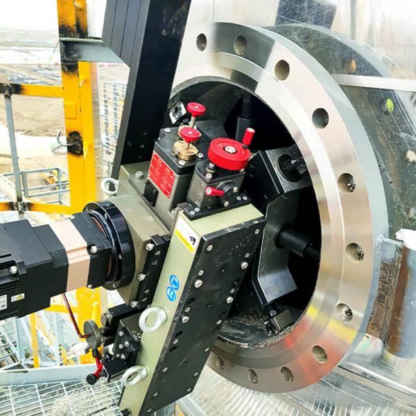 Quality FI40 Portable Flange Facing Machine with 153-1000 mm Diameter Range and Pneumatic/Electric Drive Options for Precision Machining for sale