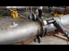 OD275 PORTABLE PIPE CUTTING AND BEVELING MACHINE COLD CUTTING CLAMSHELL DESIGN