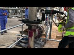 OD377 PIPE CUTTING AND BEVELING MACHINE 8 TO 14 INCH COLD CUTTING CLAMSHELL