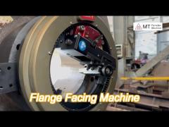 45rpm flange facing machine 2-17.7 inches od mounted tool for pipe end flange repair