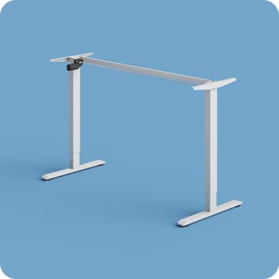 China Basic Adjustable Standing Desk Frame Single Motor With 1185mm Max Height for sale