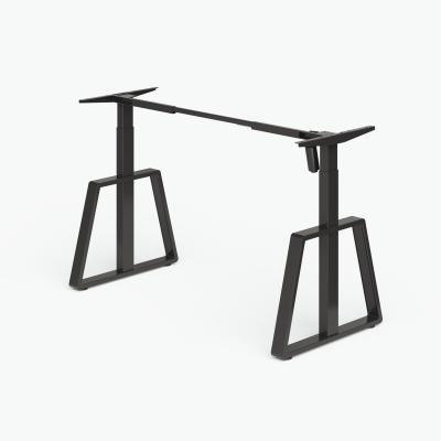 China Unique Motorised Standing Desk Frame Gaming Table Frame 1350-1750mm Length for sale