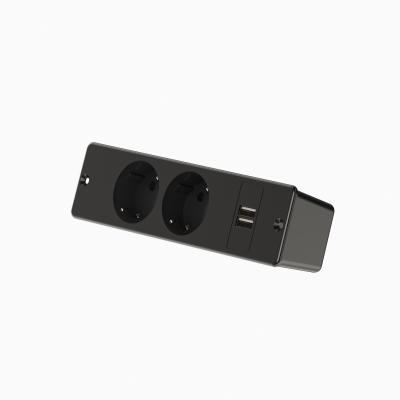 China European Desk Mounted Sockets In Desk Power Outlet Embedded for sale