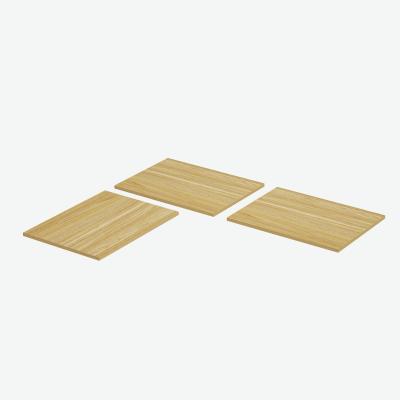 China Particleboard Corner Desk Table Top Light Walnut Three pieces 800*600mm for sale