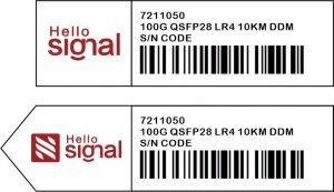 transmisor-receptor óptico 2 de la fibra del WDM EL 10KM LC SMF del LAN de 100G QSFP28 LR4