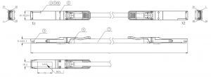 100G Passive QSFP28 TO QSFP28 Direct Attach Cable-1