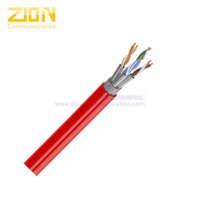 China Cat 7 SFTP Cable With PVC CM Moisture Barrier Sheath Ethernet for sale