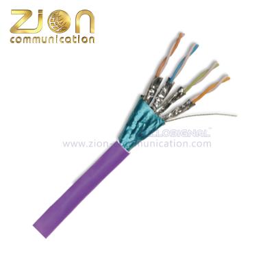 China Aluminum Foil Shielded PATCH CORD FFTP Cat6a Network Cable Large Diameter for sale
