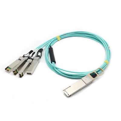 China 100G QSFP28 TO 4×SFP28 Breakout Active Optical Cable for sale