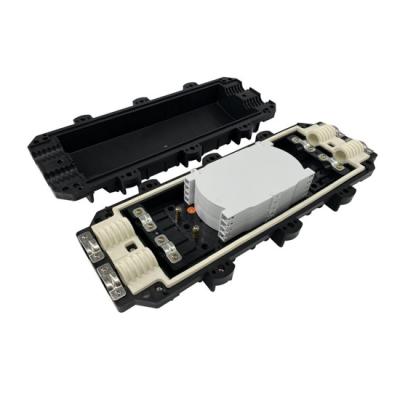 China 2+2 Inlet / Outlet Fiber Optic Horizontal Splice Closure ZCSC-H096-05 for sale