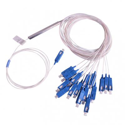 China PLC Splitter 1×16 Single Mode Blockless 0.9mm Fiber Cable with SC/UPC SC/APC Connectors(7233201) for sale