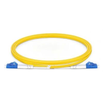 China LC UPC zu Einmodenfaser-optischen Kabels LC UPC des Duplex-G.652.D PVC 0.9mm - 2m zu verkaufen