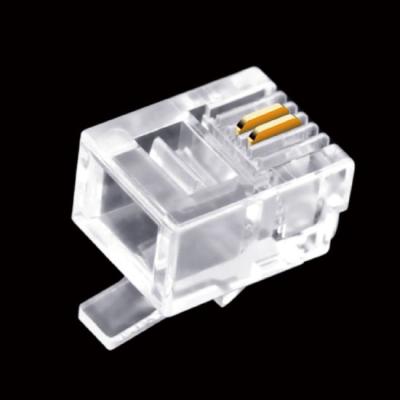 중국 ZC-MP3-62UR 6P/2C 카테고리 3 모듈 플러그 보호할 필요가 없는 6 자리 크리스탈은 진행합니다 판매용