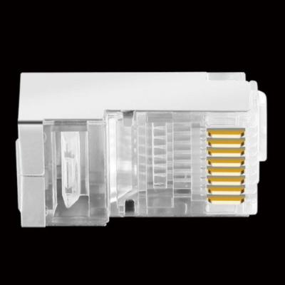 중국 ZC-MP88SR 8P/8C CAT5E 모듈 플러그는 8개 자리 크리스탈 머리를 보호했습니다 판매용